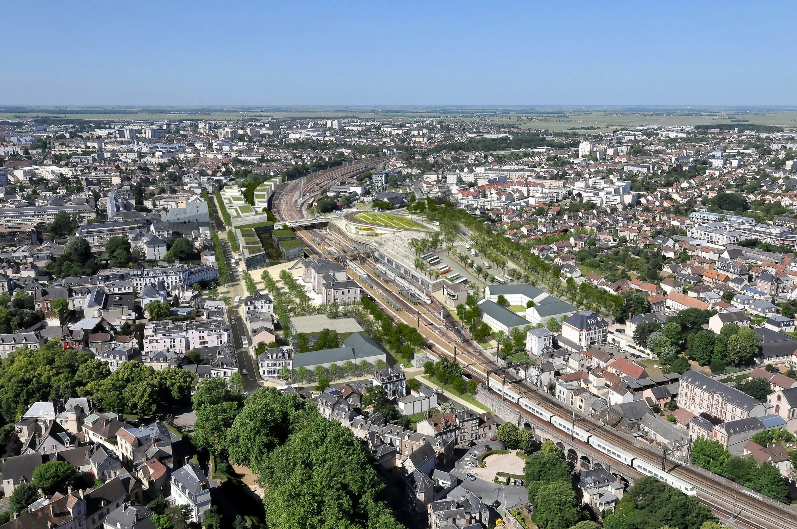 Pôle gare de Chartres - GAU