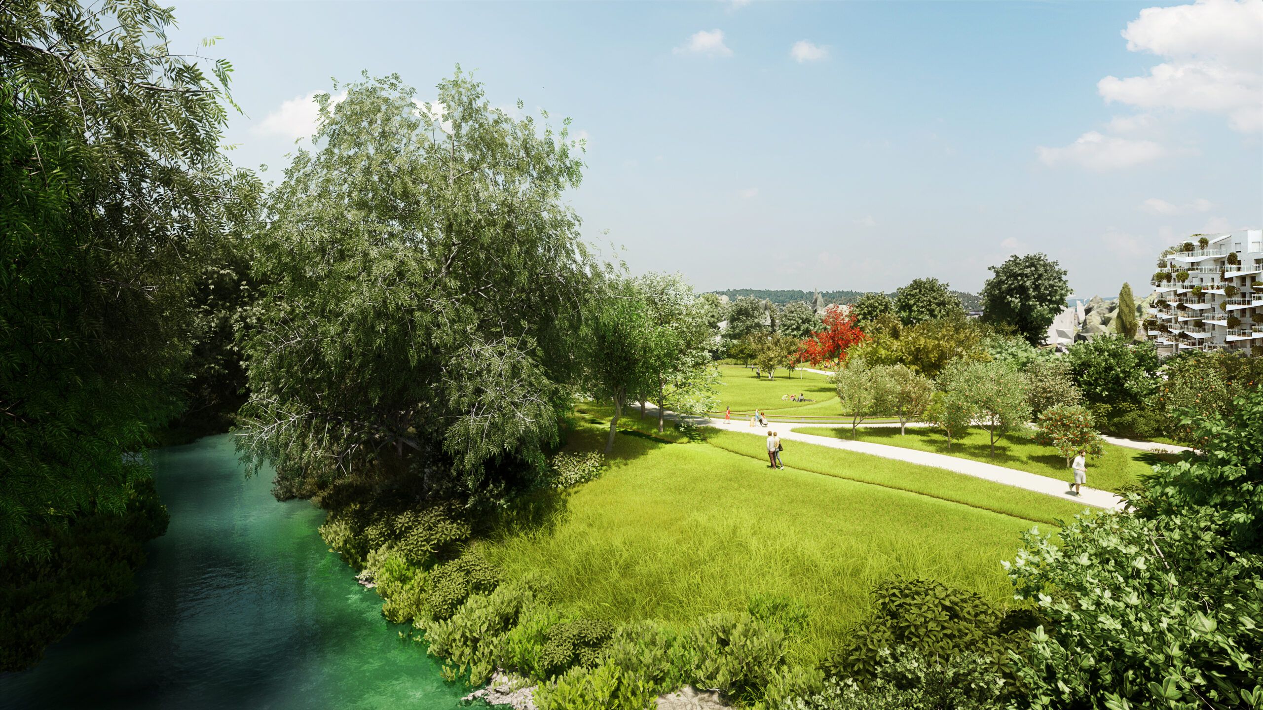 Castelnau le Lez - Aménagement des berges du Lez